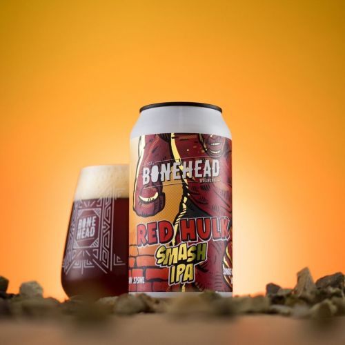 Bonehead Red Hulk Smash Smells Like Pop Culture IPA 375ml Can